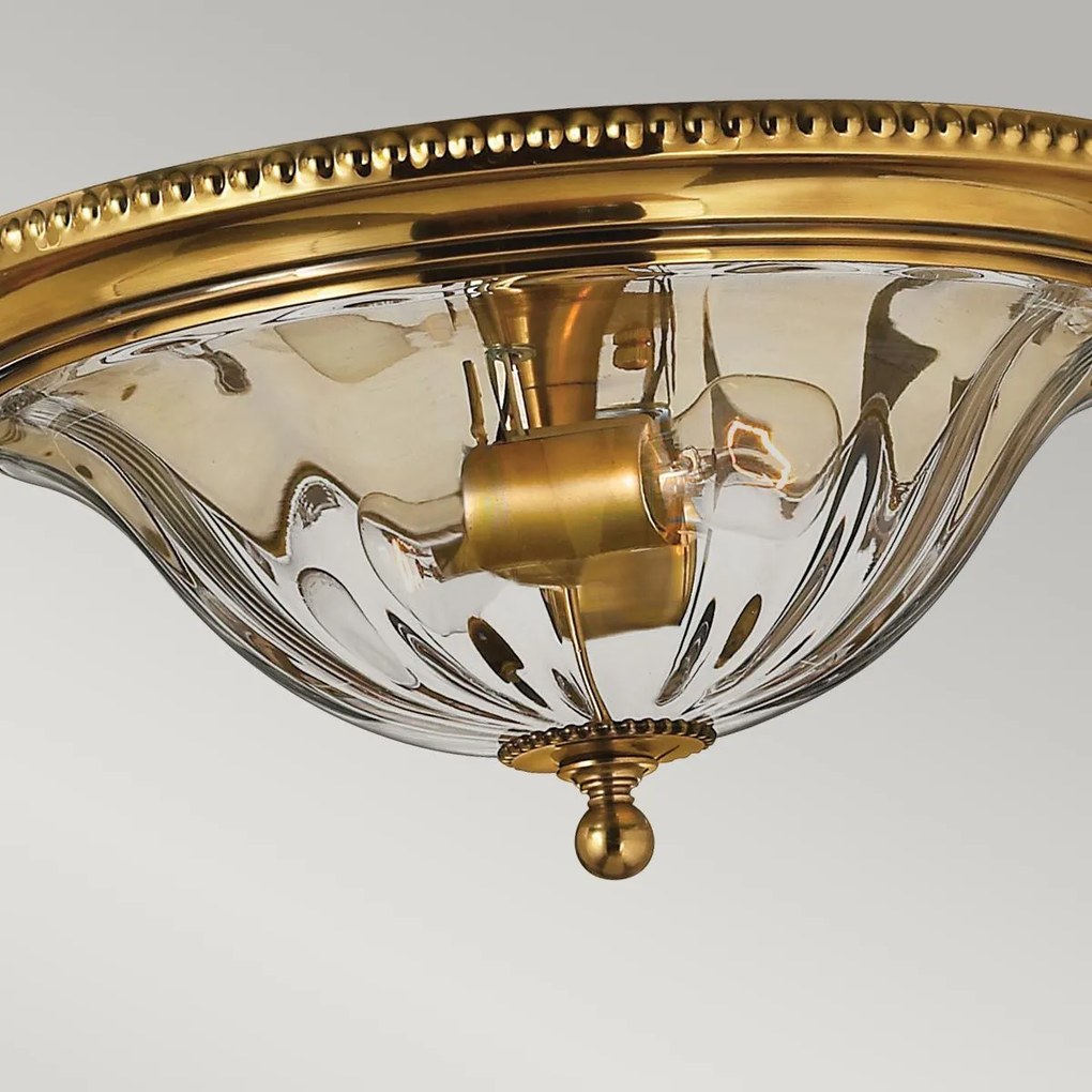Luxusní stropní svítidlo Elstead Cambridge mosaz 2xE27 41 cm