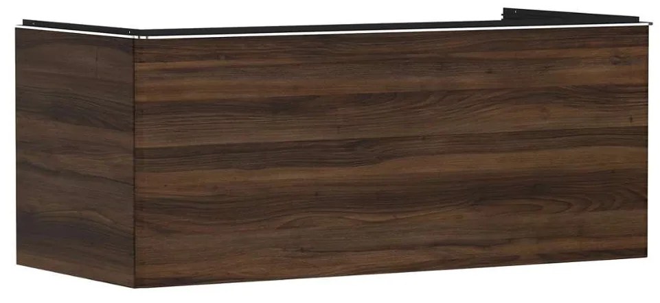 Hansgrohe Xelu Q - Umyvadlová skříňka, 50x118x55 cm, 1 zásuvka, tmavý ořech/chrom 54065000