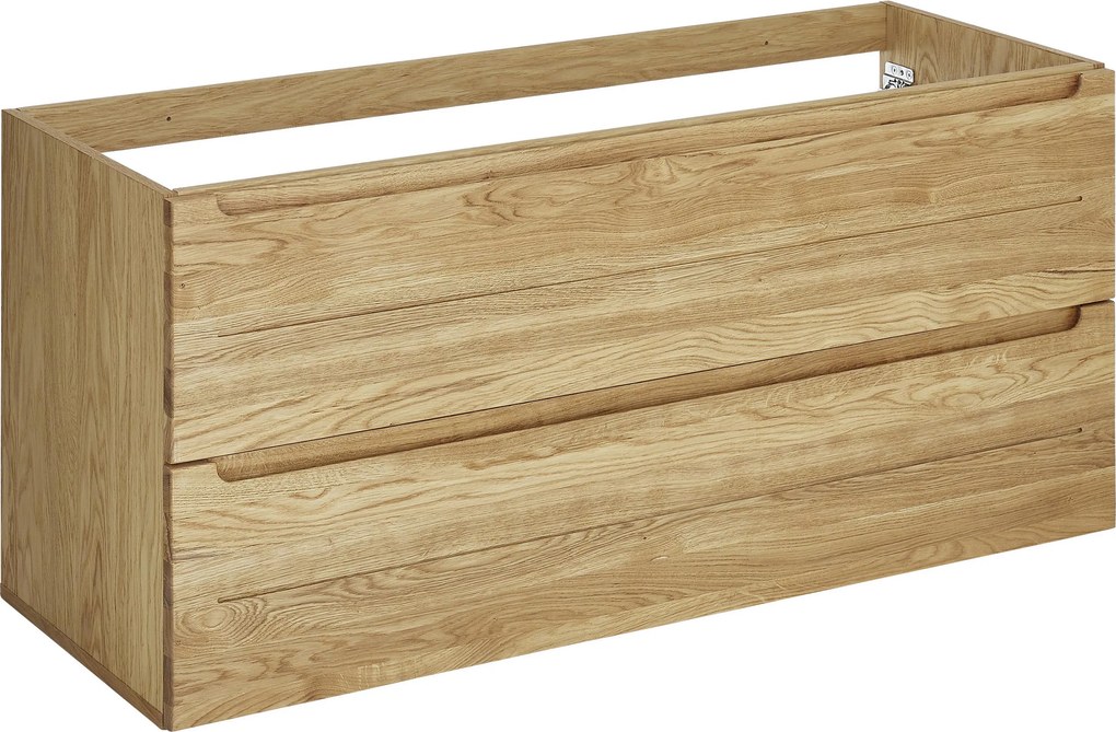 XXXLutz SKŘÍŇKA POD UMYVADLO, barvy dubu, barvy dubu, 120/54/46 cm Linea Natura - Online Only koupelnové skříňky - 001279033910
