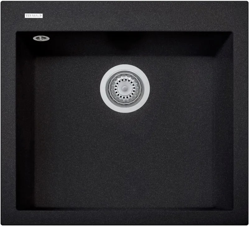 Set Sinks CUBE 560 Metalblack+MIX 35 GR