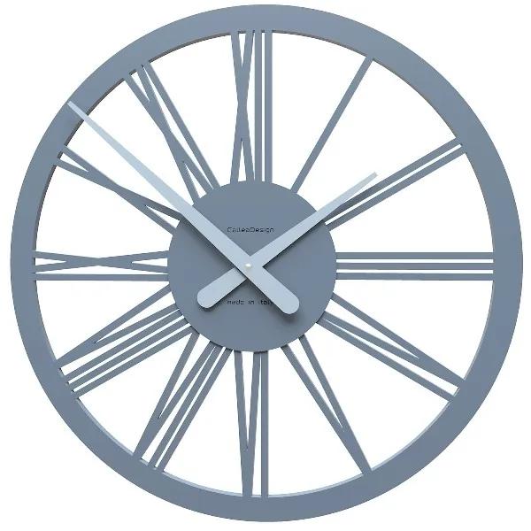 Designové hodiny 10-114 CalleaDesign 45cm (více barevných variant) Barva stříbrná-2 - RAL9006