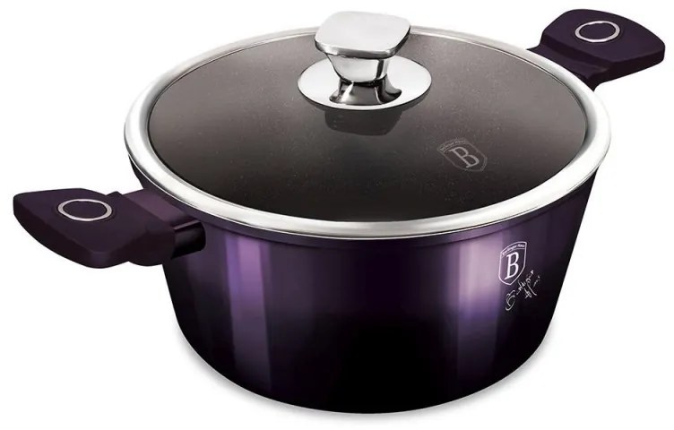 BERLINGERHAUS Kastrol s poklicí s titanovým povrchem 20 cm Purple Eclipse Collection BH-6628