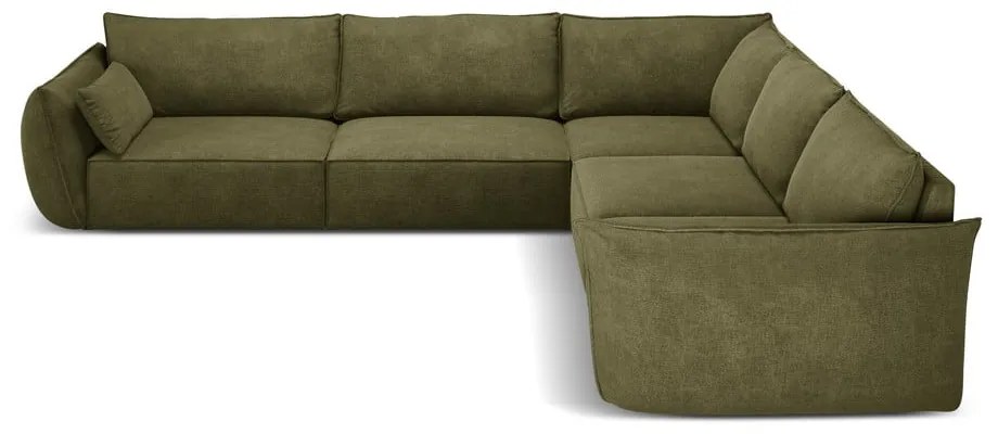 Zelená rohová pohovka (variabilní) Vanda – Mazzini Sofas