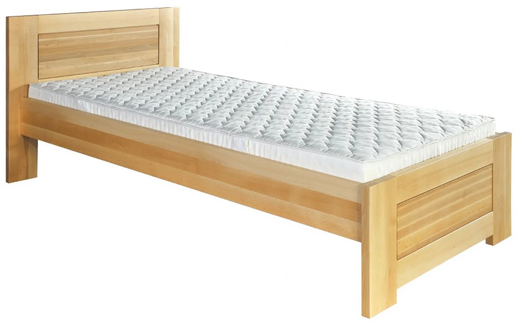 dřevěná buková jednolůžková postel LK161 pacyg