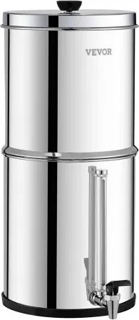 Gravitační vodní filtr z nerezu 8,5 l se 2 filtry – k8626