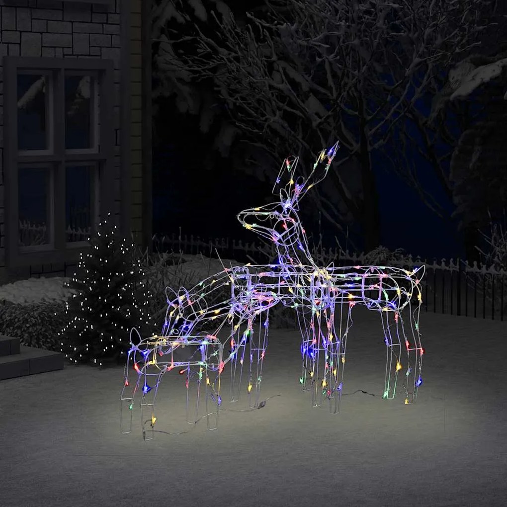 3dílná vánoční světelná dekorace sobi 229 LED diod 328542