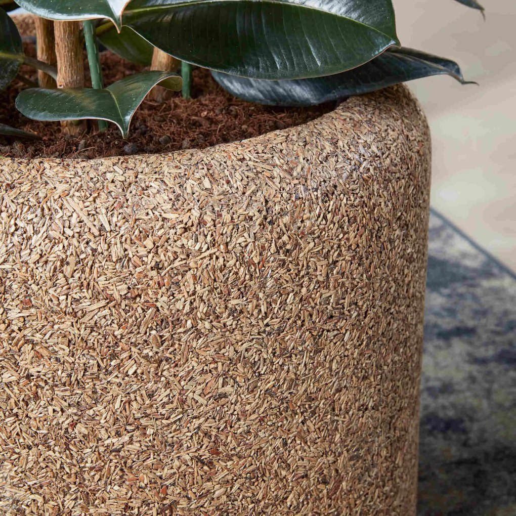 Baq Naturescast Cylinder Natural s vložkou Ø 33 cm / V 34 cm