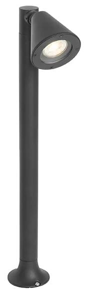 Moderní venkovní tyč černá 60 cm IP44 - Ciara