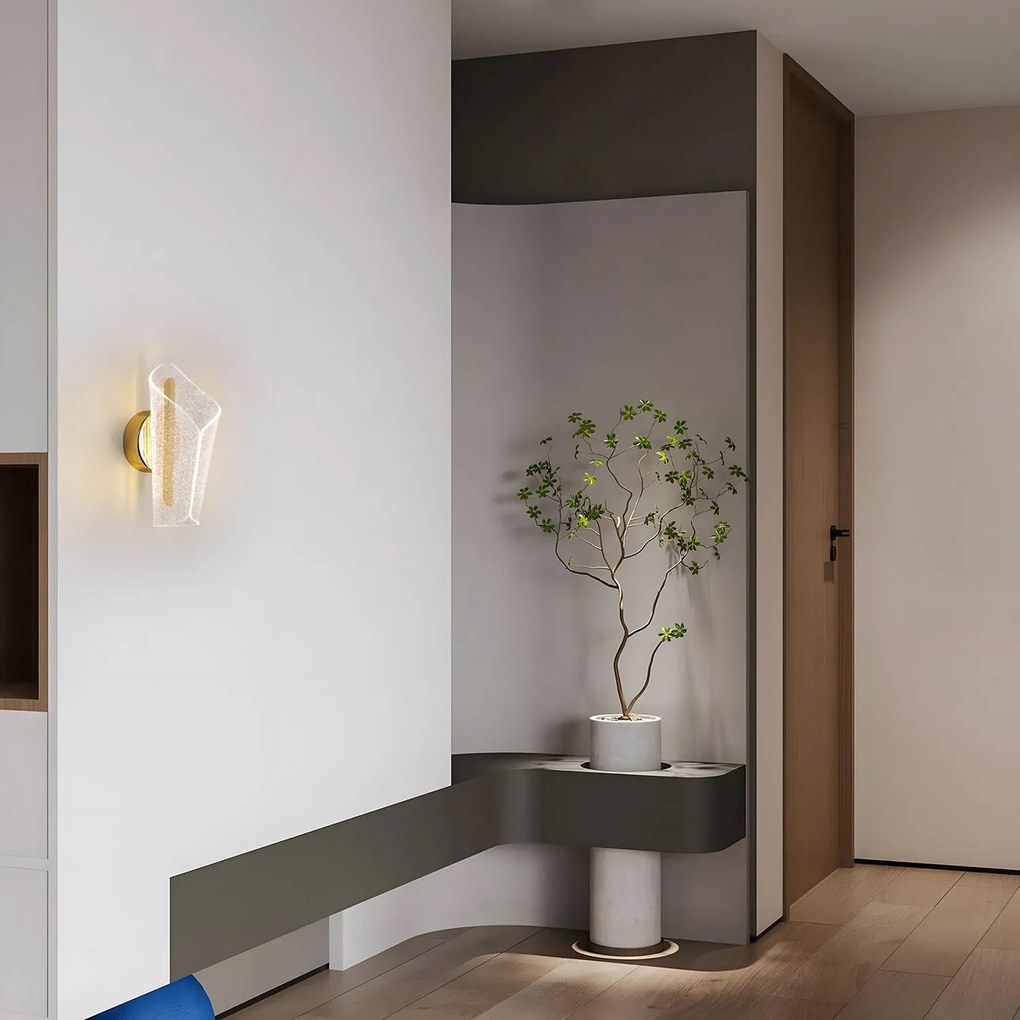 Toolight Nástěnné LED osvětlení Glamour G030-W zlaté