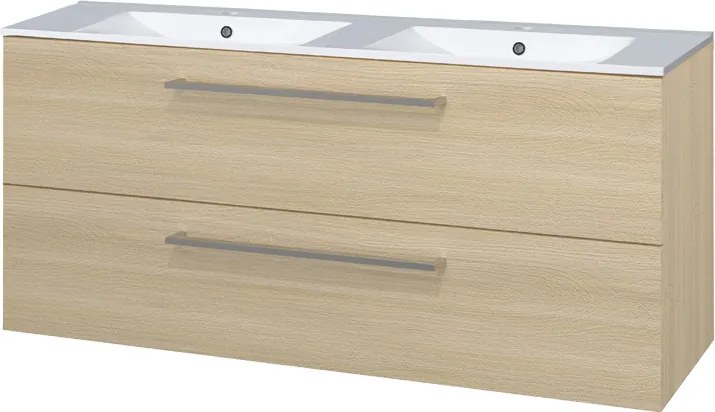 Mereo Mereo, Bino, koupelnová skříňka s keramickým umyvadlem 121 cm, CN633