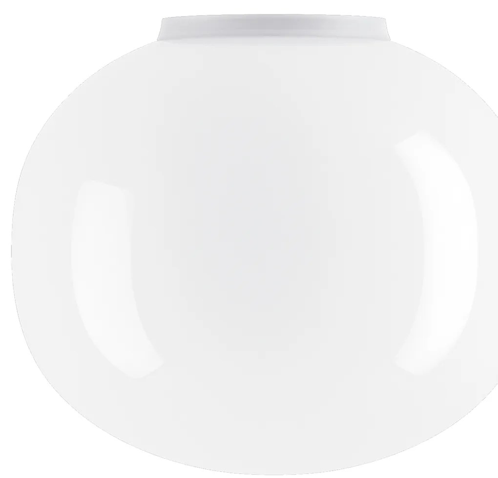 Lodes 18743 1200 Volum 29, stropní/nástěnné svítidlo z bílého foukaného skla, 1x25W E27, prům.29cm