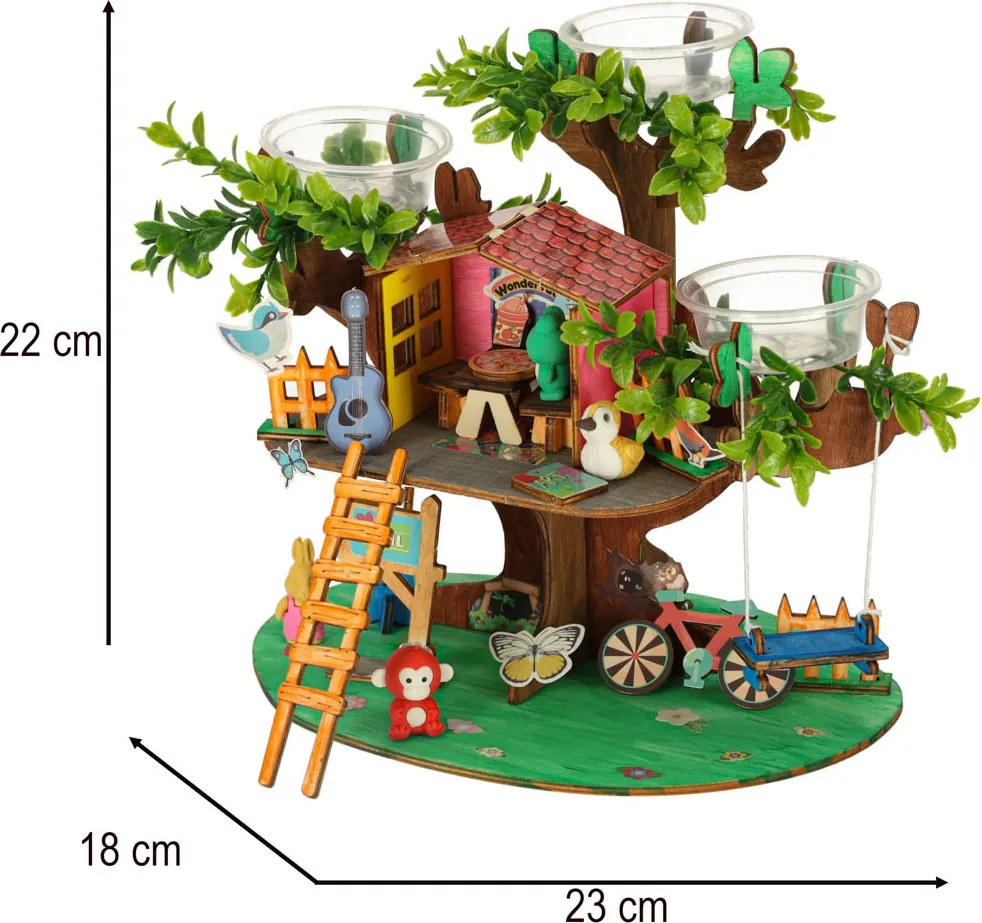 Domeček na stromě - kreativní hračka pro děti