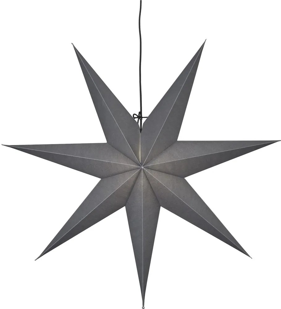 Star trading Papírová hvězda OZEN V.70 cm šedá