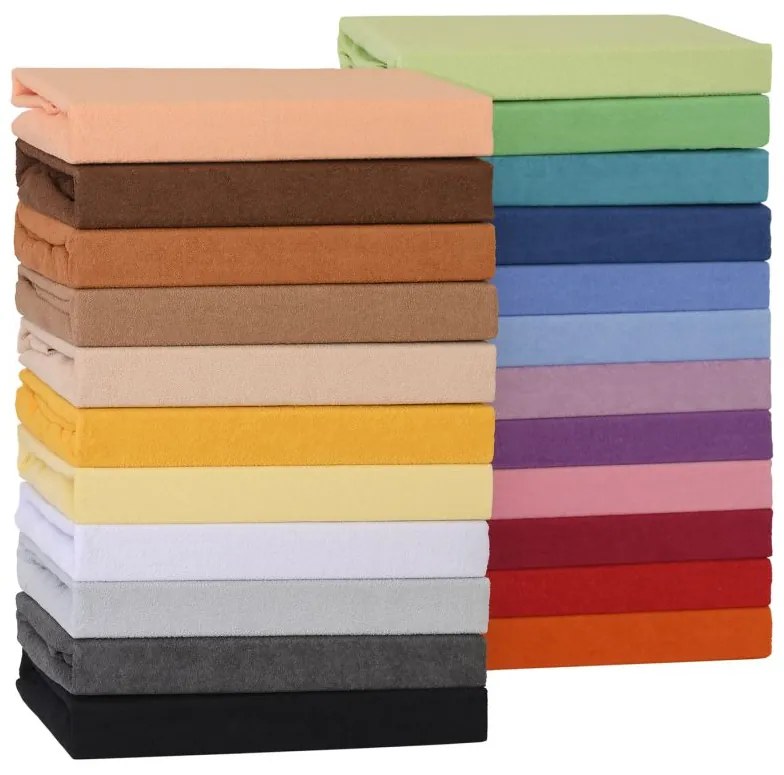 Kvalitex Froté prostěradlo modré 120x200cm