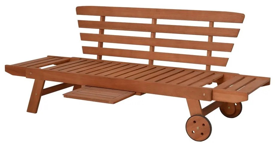 Hnědá dřevěná zahradní lavice Rincon – Garden Pleasure