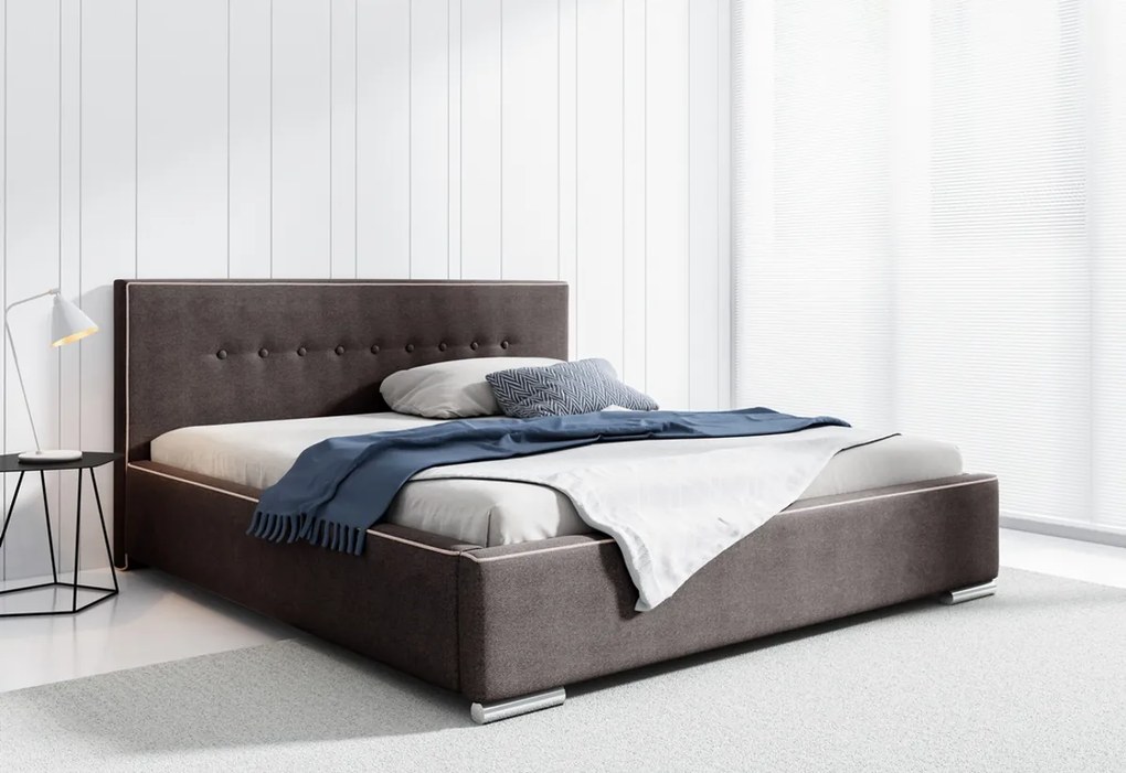 Čalouněná postel SCANDI, 180x200, madryt 128