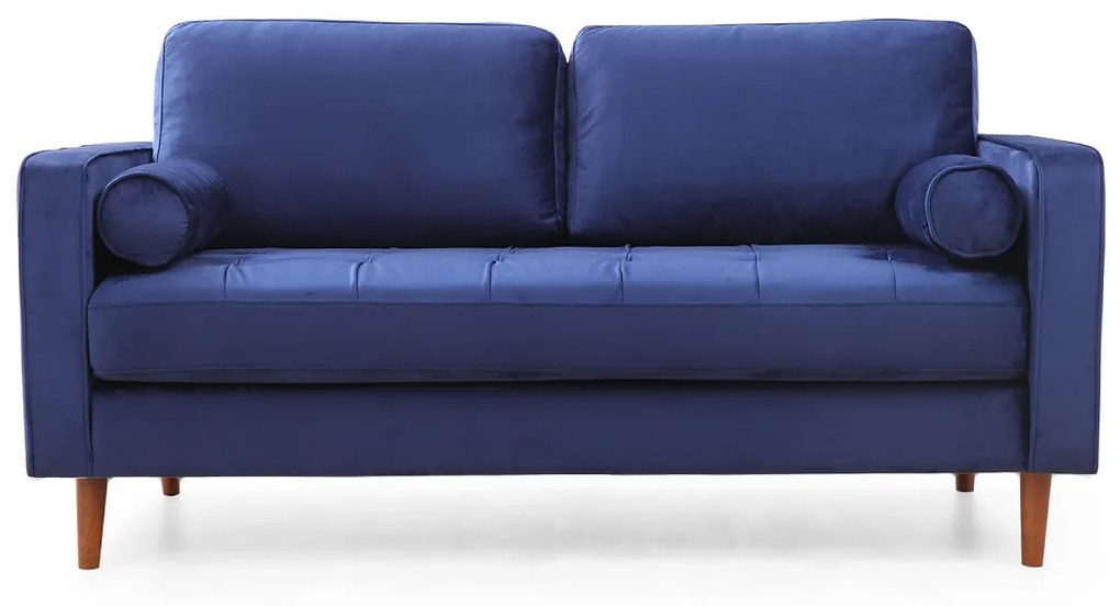 Designová sedačka Jarmaine 175 cm tmavě modrá