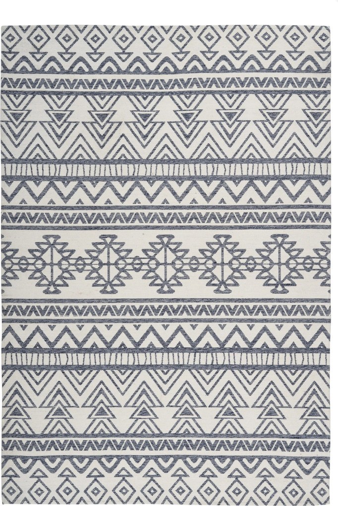 XXXLutz VENKOVNÍ KOBEREC, 80/150 cm antracitová, krémová - Online Only koberce & rohožky - 005937003154