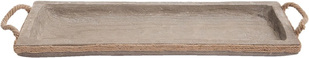 Dřevěný servírovací podnos - 61*14*7 cm Clayre & Eef