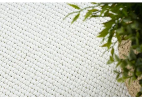 koberec CASABLANCA PLUS krémový Jednobarevný, smyčkový velikost 100x200 cm | krásné koberce cz
