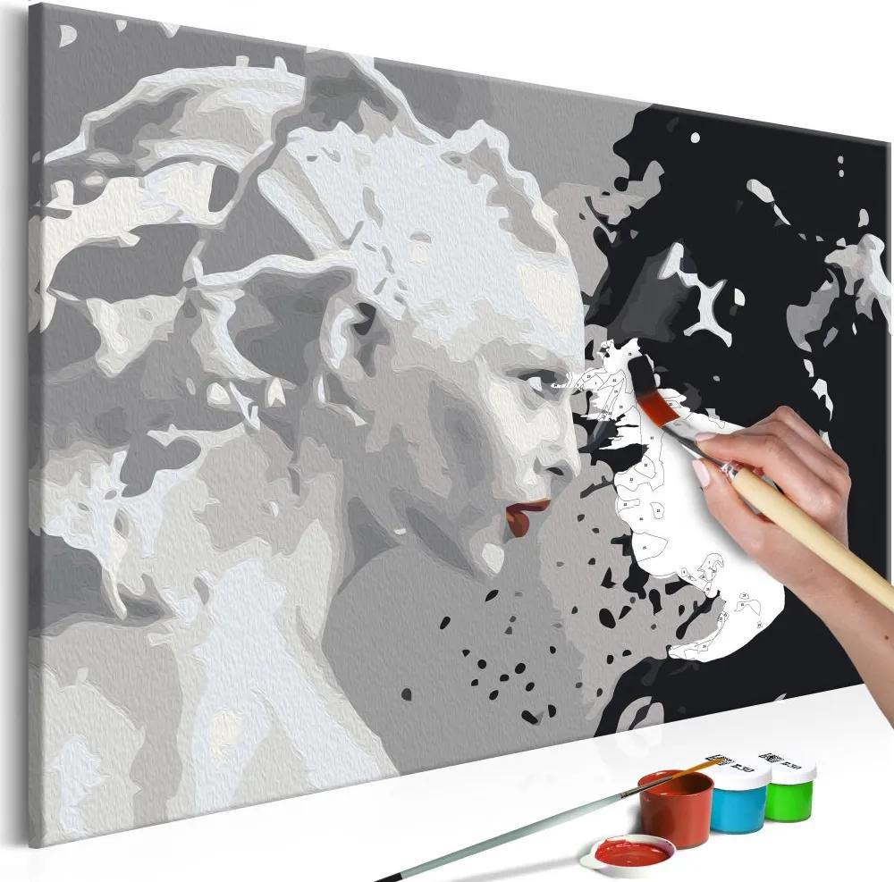 Bimago Malování podle čísel - Black & White | 60x40 cm