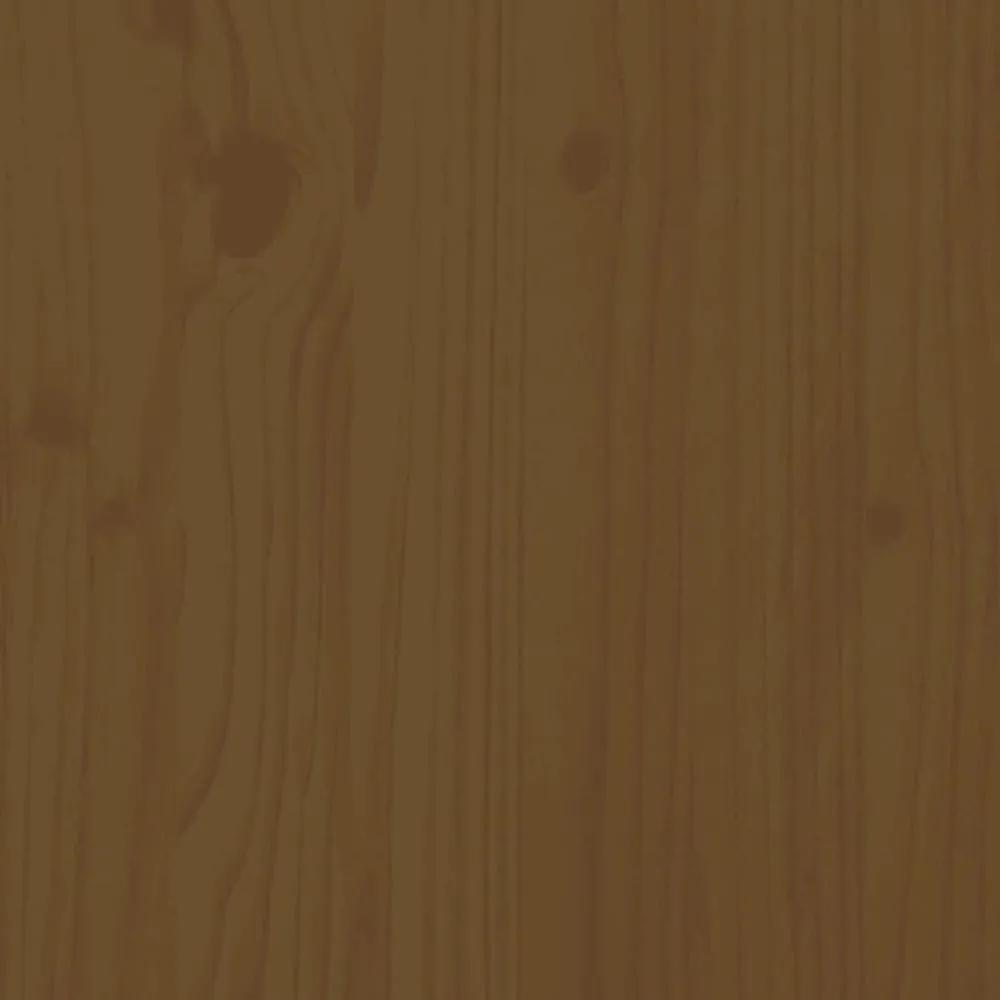 Petromila Nástěnná skříňka medově hnědá 80x30x35 cm masivní borové dřevo