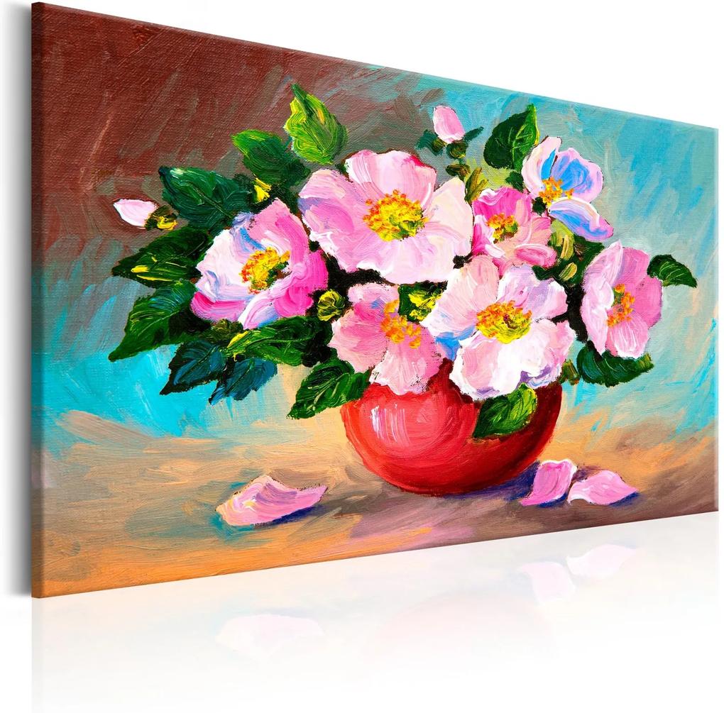 Ručně malovaný obraz - Spring Bunch 90x60