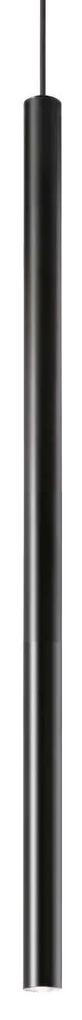 Ideal Lux Závěsné LED svítidlo ULTRATHIN round, v.40cm Barva: Chrom, Stmívání, řízení: bez stmívání