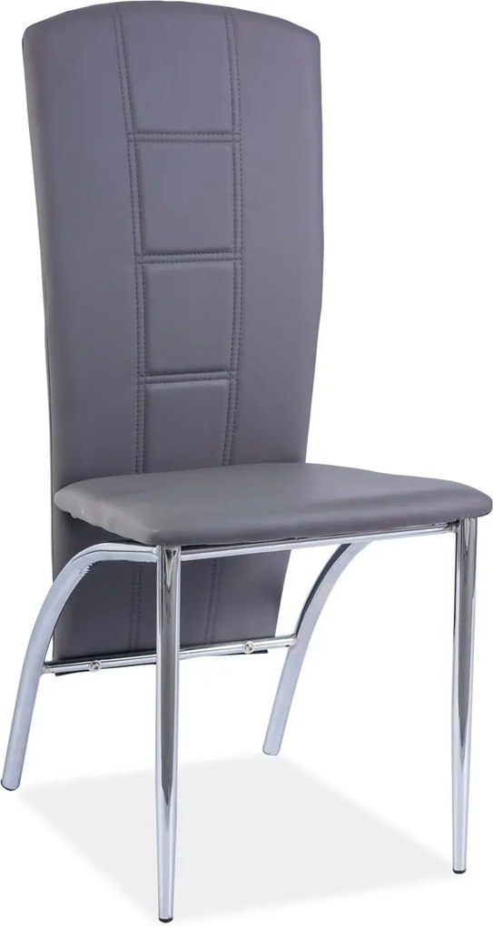 Casarredo Jídelní čalouněná židle H-120 šedá
