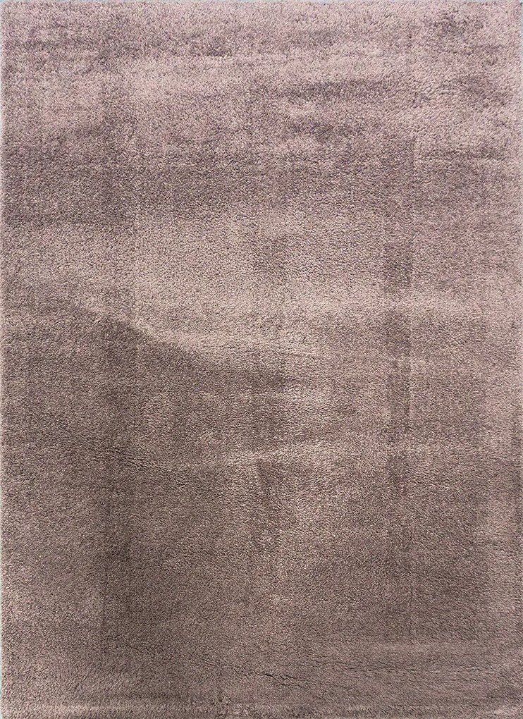 BE Koberec Microsofty 8301 BROWN - hnědý obdélníkový Rozměr: 80x150 cm