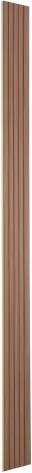 dřevěné lamelové akustické panely 8 KS 243,8 × 15,2 cm WPC pro moderní stěnu šedý dub