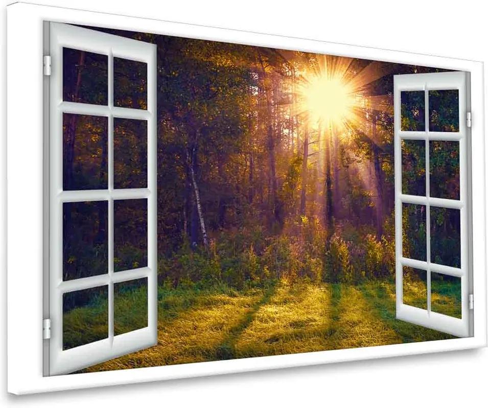 *Obraz ráno z okna (120x90 cm) - InSmile ®