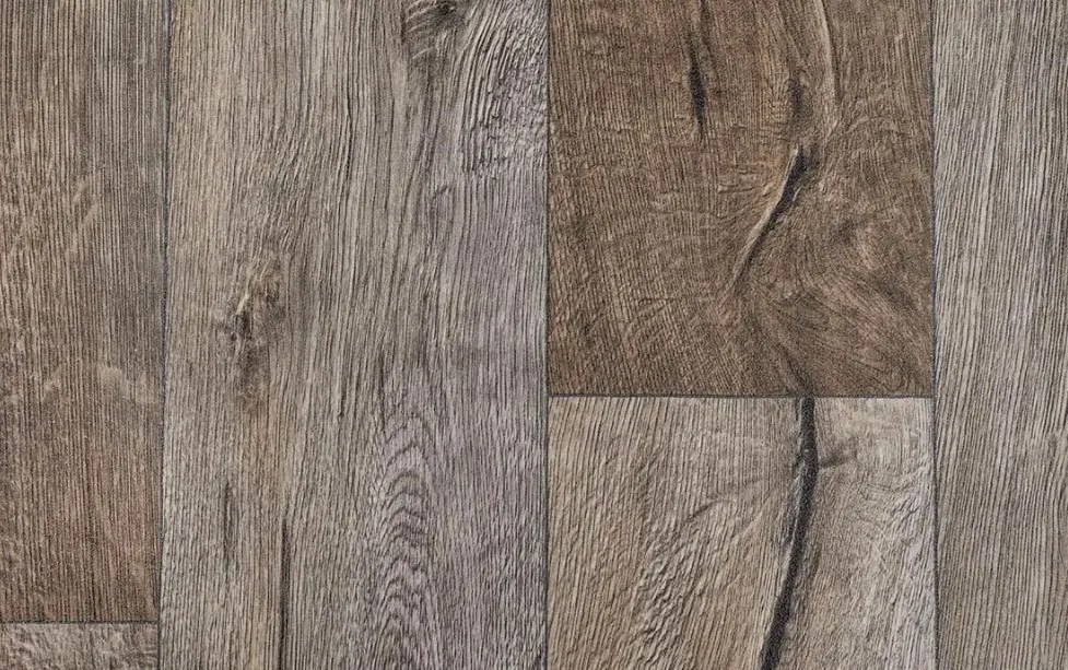 UNILIN PVC podlaha - lino MAXIMA PLUS Hunter Oak S39 – tmavší dřevo ŠÍŘKA: 3 m