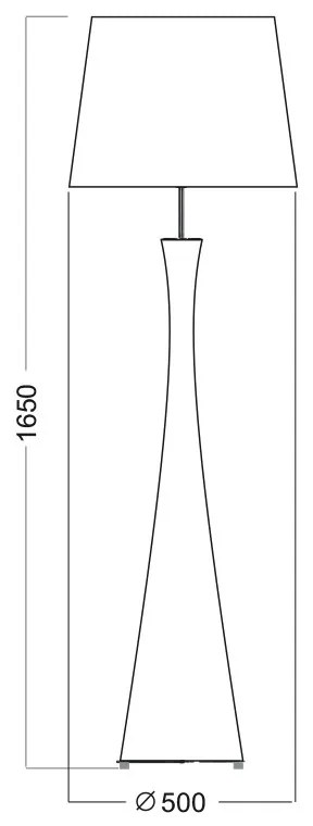 4concepts Designová stojací lampa SIENA LIGHT LAVENDER