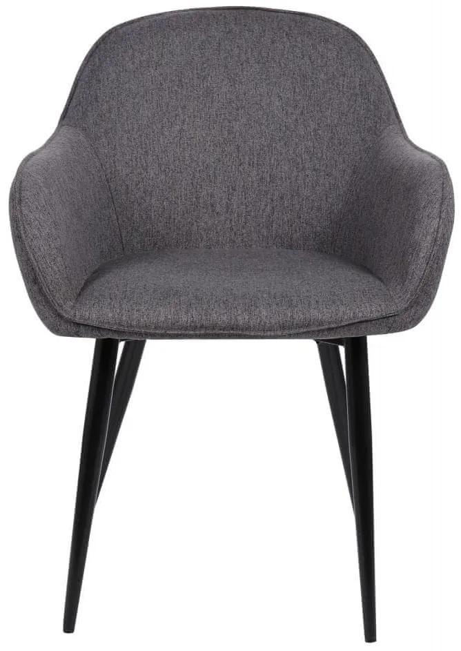 Bhm germany Jídelní židle Boise, textil, tmavě šedá