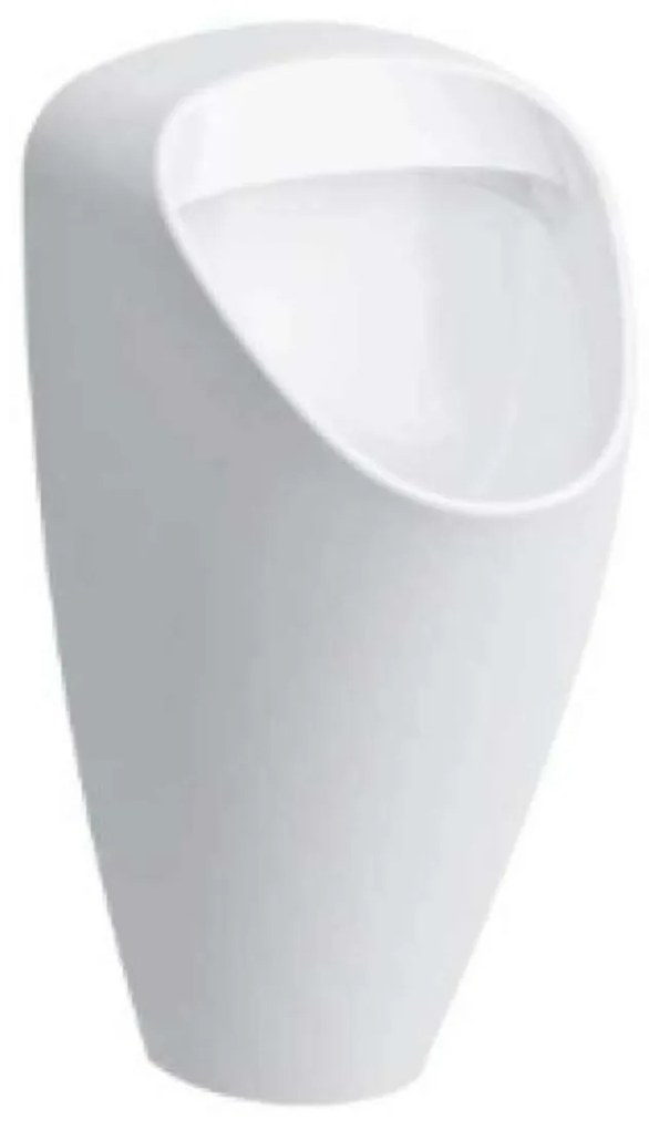 Sanela - Pisoár Caprino Plus Rimless s radarovým splachovačem, 6 V, bílá SLP 49RB