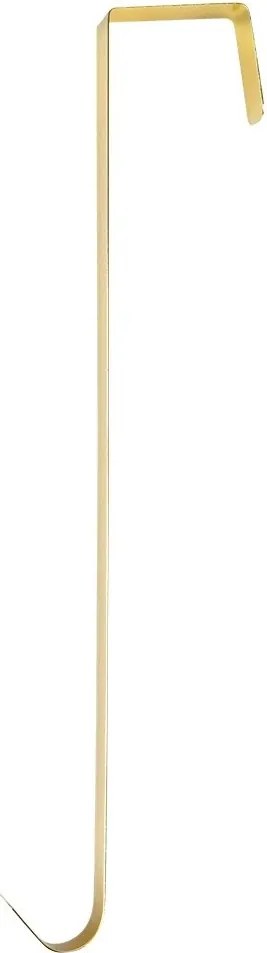 VILDE Háček na věnce nebo jiné dekorace, zlatý - 30 cm