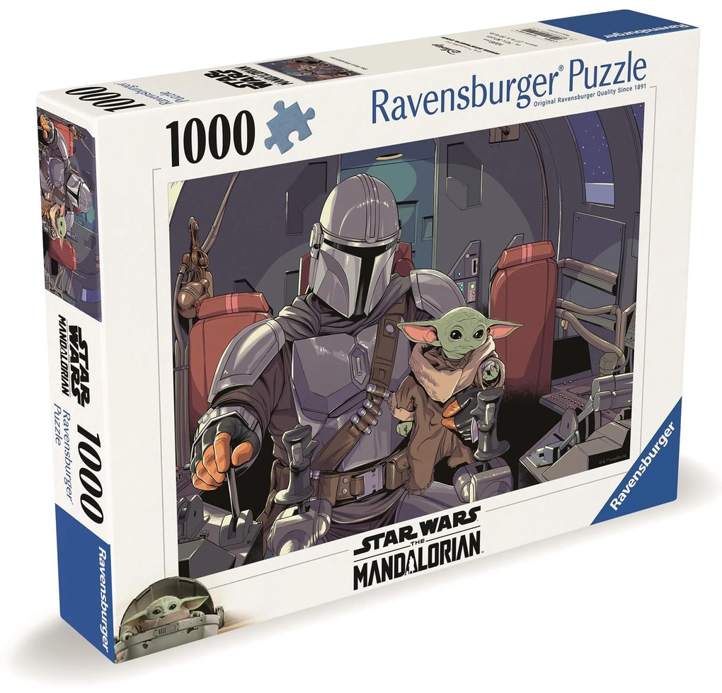 Puzzle ravensburger 120005124 star wars: mandalorian