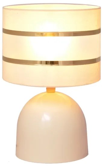 Stolní lampa HELEN 1xE27/15W/230V krémová/zlatá