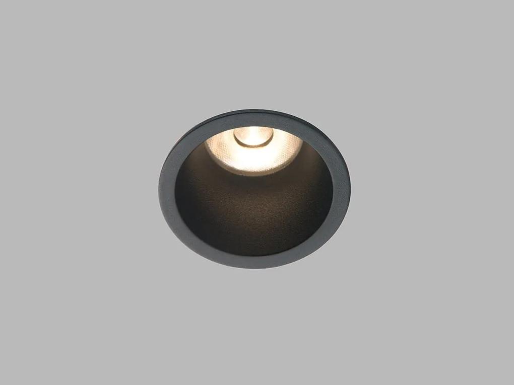 Led2 Zápustné LED svítidlo  RAY S ø 5,8 cm Barva: Černá, Stmívání, řízení: TRIAC