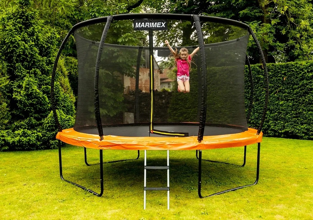 Marimex | Trampolína Marimex PREMIUM 457 cm + vnitřní ochranná síť + schůdky ZDARMA | 19000060