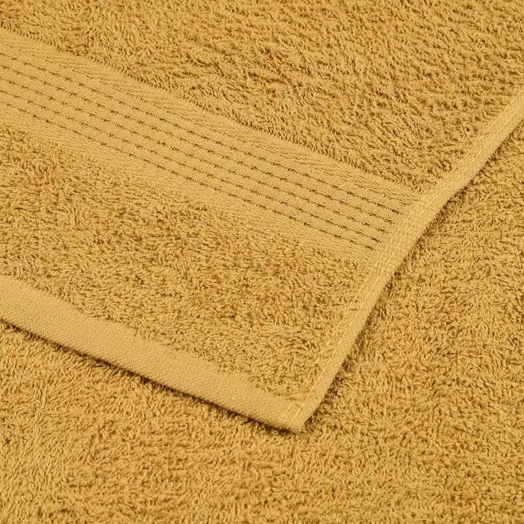 Ručníky pro hosty FROGN 2 ks zlaté 30x50 cm 360 g/m² 136803