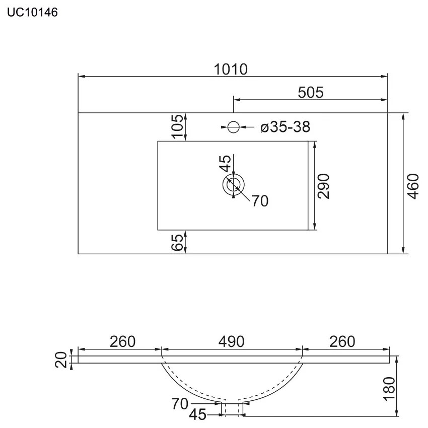 Mereo Opto koupelnová skříňka s keramickým umyvadlem 101 cm bílá/dub CN932