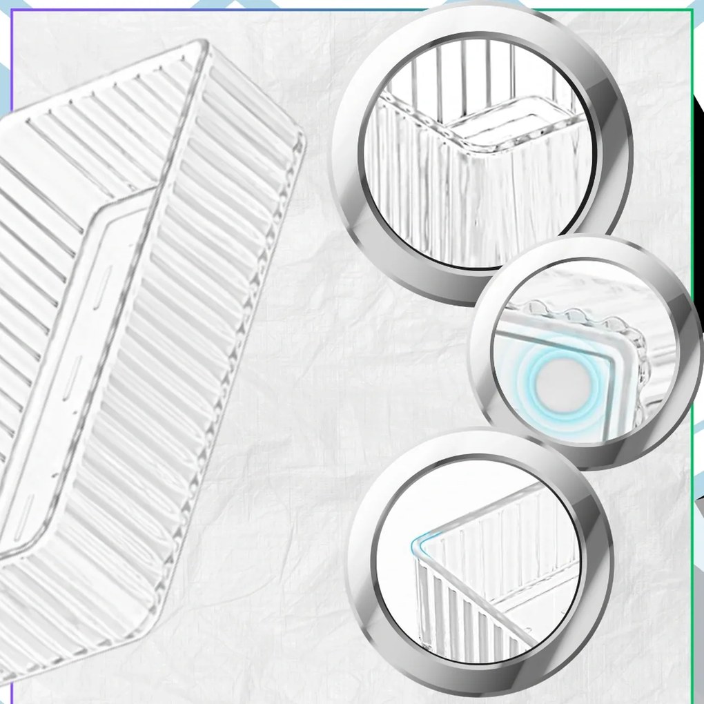 Camerazar Zásuvkový organizér na kosmetiku a líčicí doplňky, 7 kusů