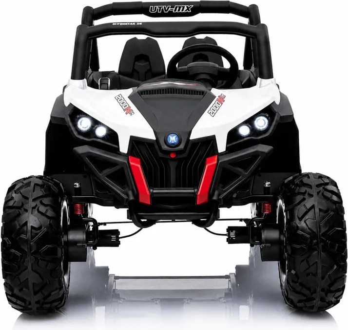 LEAN CARS Akumulátorové auto XMX603 4x4 s panelem MP4, bílé