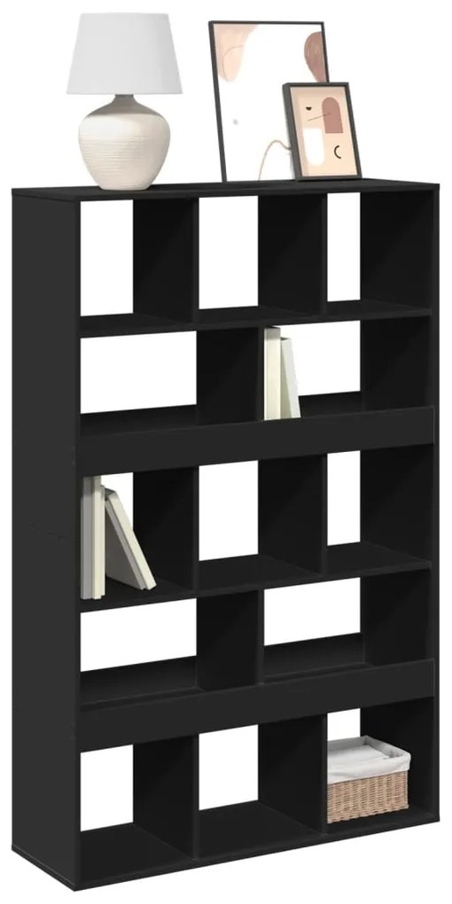 Knihovna černá 100 x 33 x 156,5 cm kompozitní dřevo 3309367