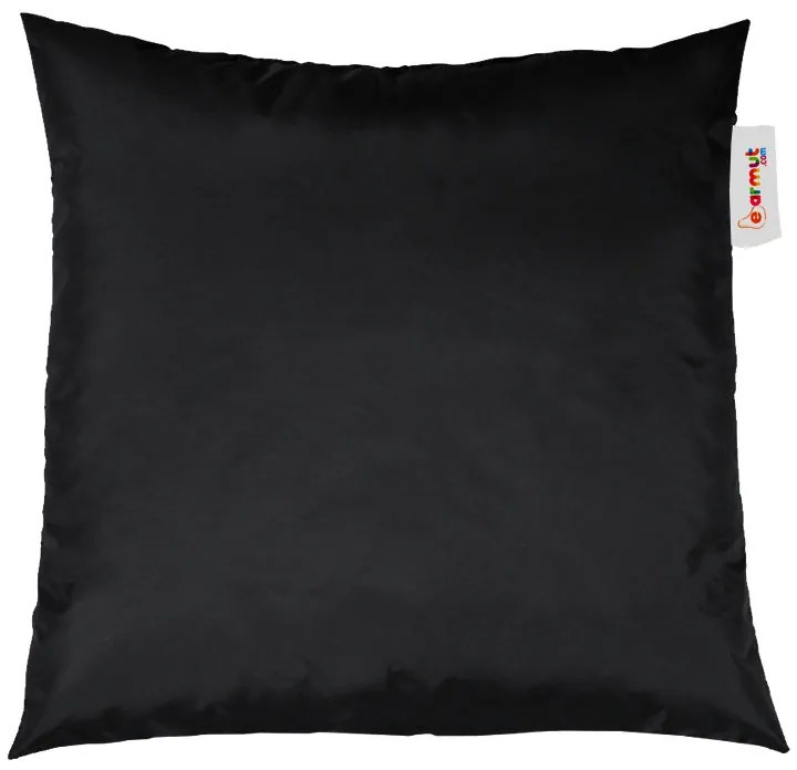 Atelier del Sofa Polštář Cushion Pouf 40x40 - Black, Černá