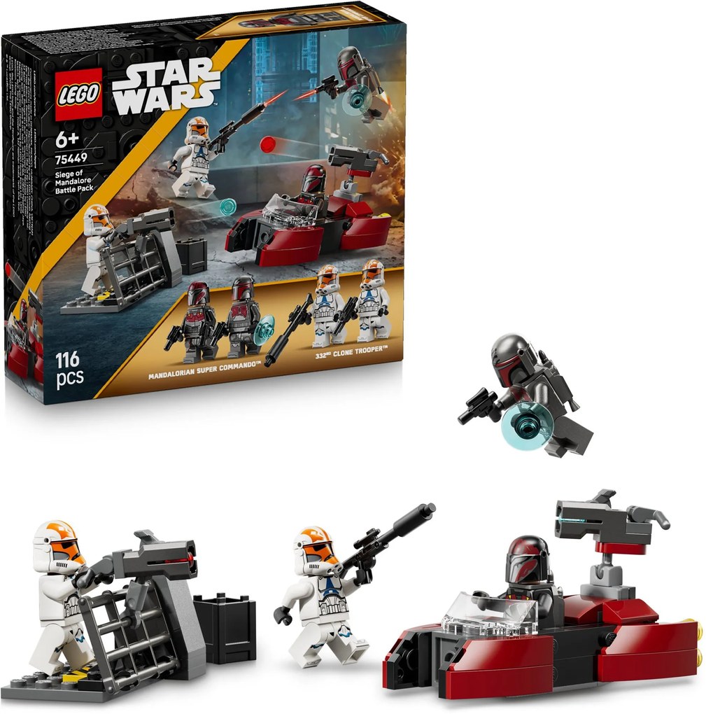 Lego® star wars™ 75449 bitevní balíček obléhání mandalore 5702018063071
