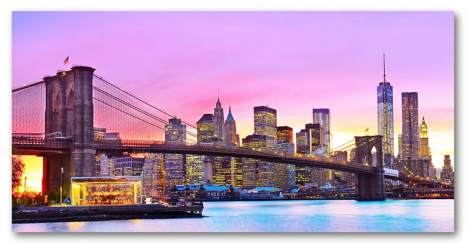 Wallmuralia Foto obraz akrylové sklo Manhattan New York 140x70 cm