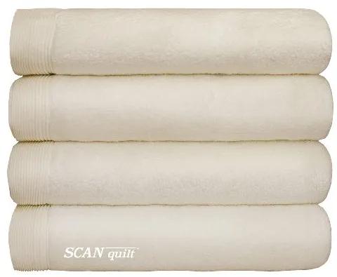 SCANquilt ručník MODAL SOFT smetanová 100 x 150 cm